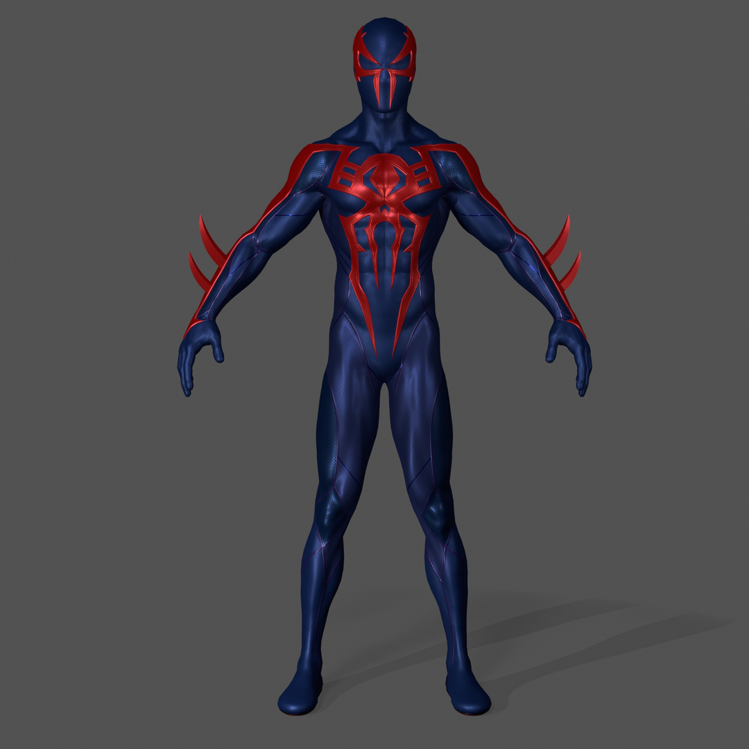 3D Miguel O Hara Spider-Man Into The Spider-Verse Model - TurboSquid ...