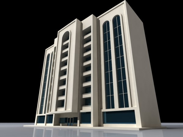3D 3D Studio buildings skyscraper street