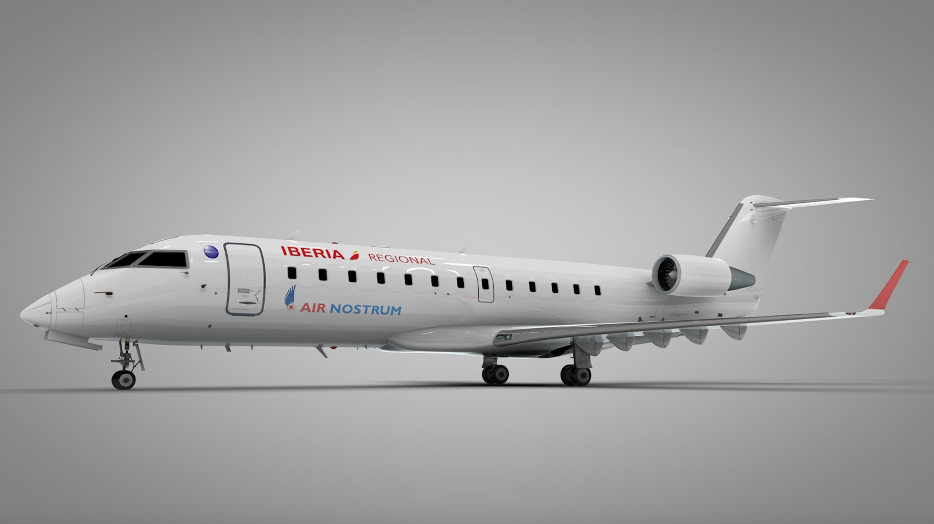 Air Nostrum Bombardier Crj 3D - TurboSquid 1610104