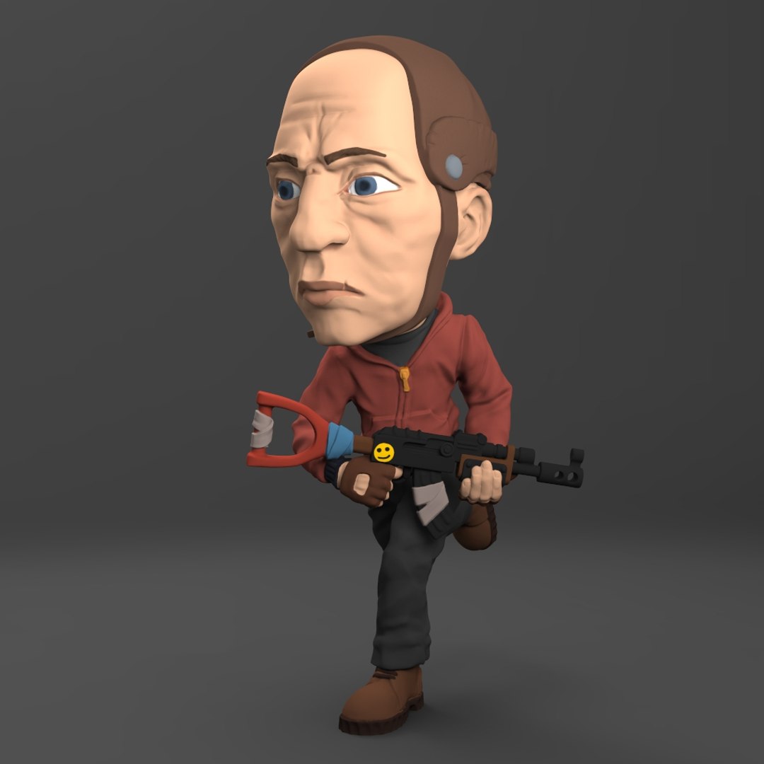 3d Max Character Rust