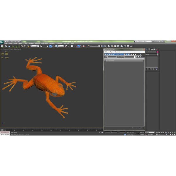 mantella frog pose 3 3d model