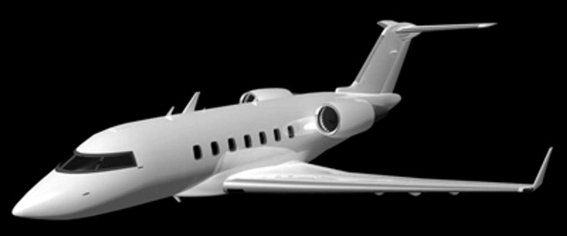 3d Bombardier Challenger 605 Model