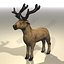 Christmas Giftbox Reindeer 3d 3ds