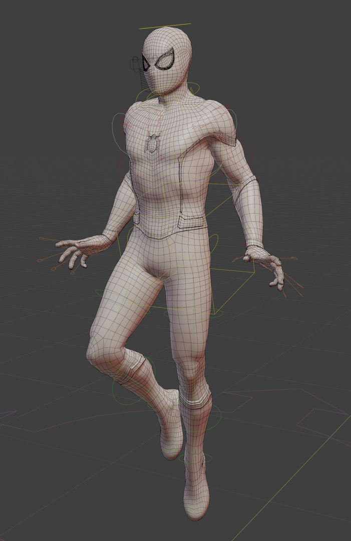Spider Man Rigged 3D model - TurboSquid 1805920