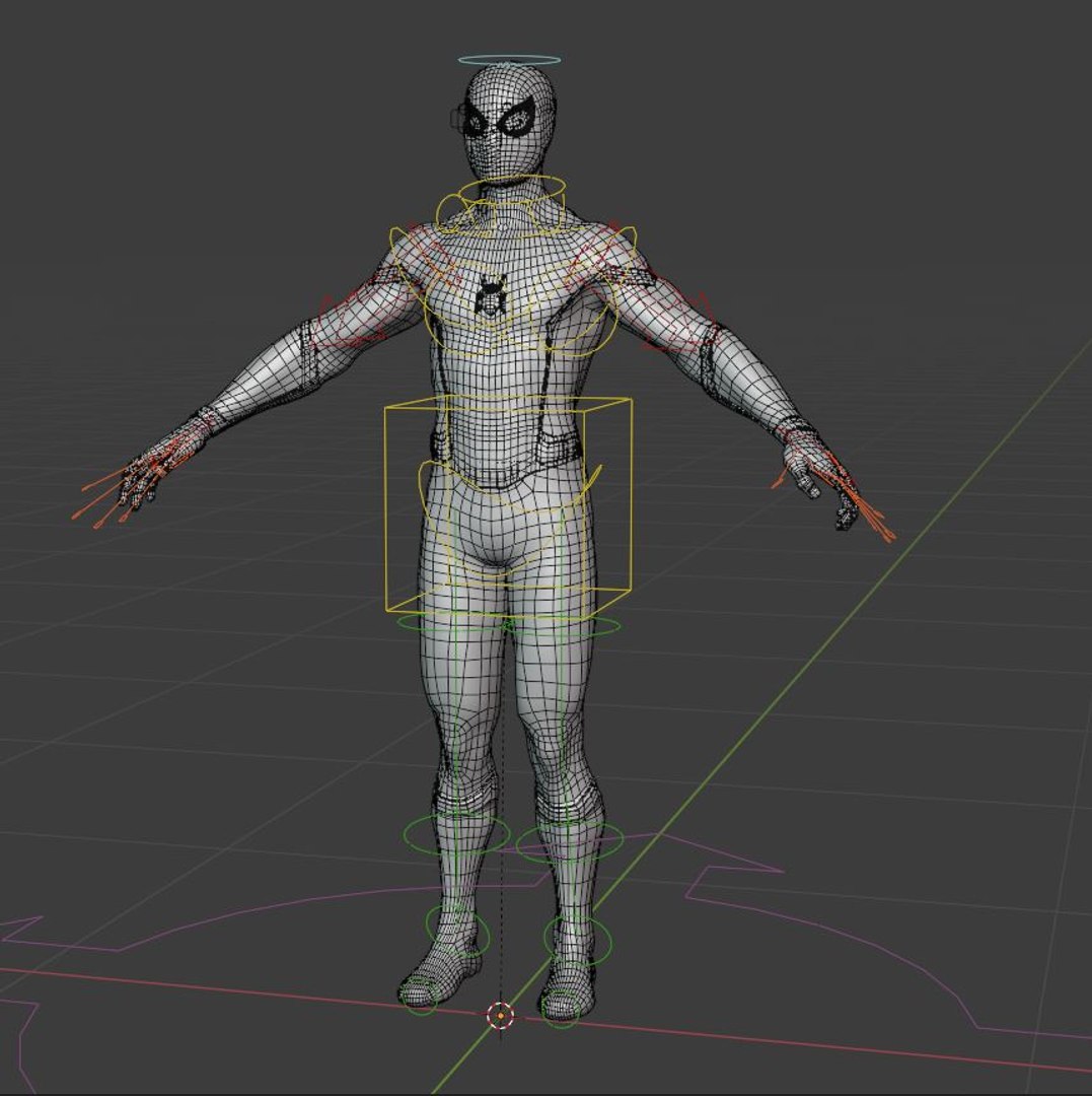 Spider Man Rigged 3D model - TurboSquid 1805920