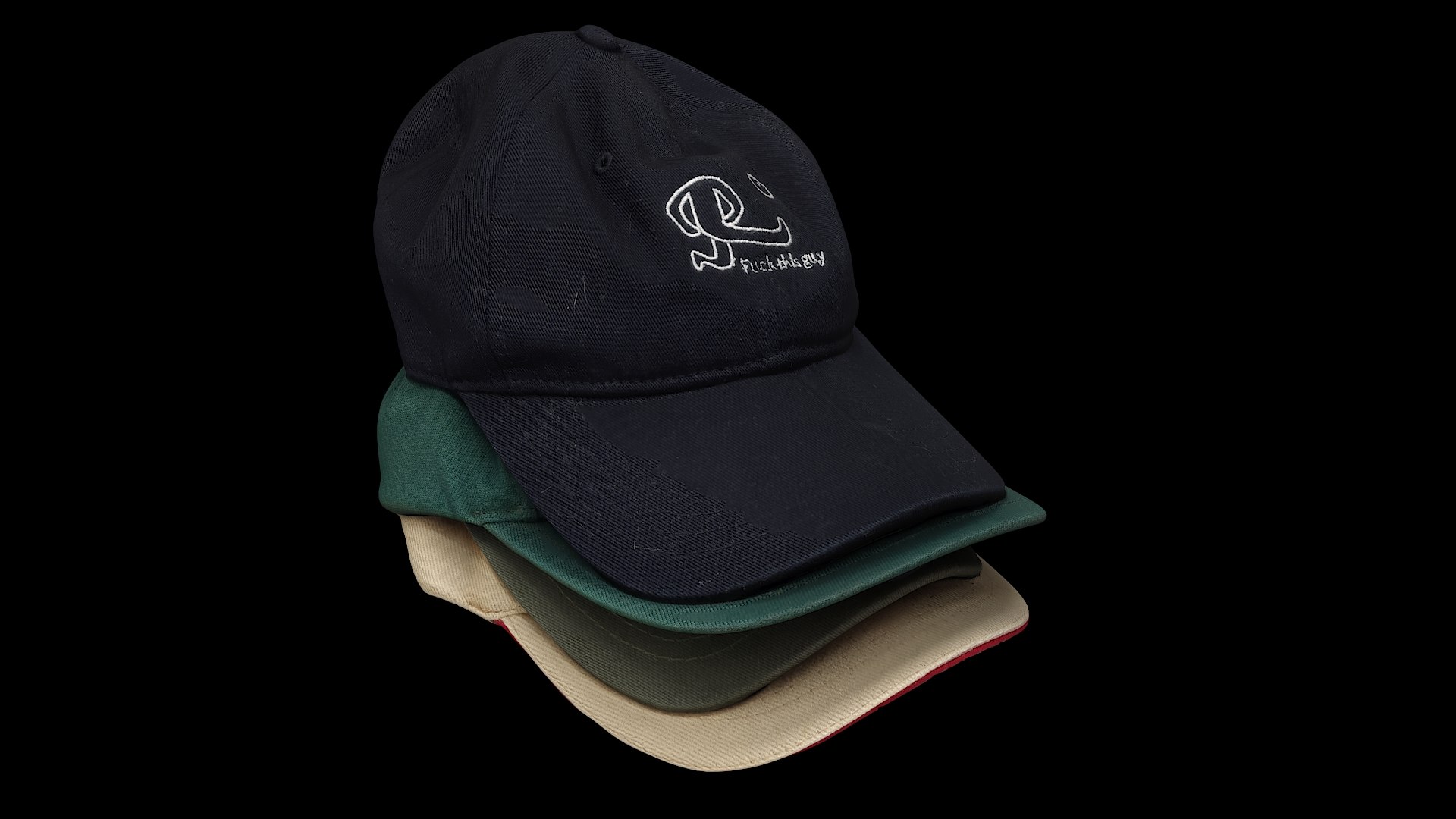 3D Model Caps Pile 01 - TurboSquid 1888529