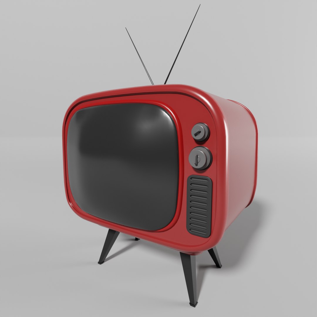 3D model Cartoon Retro Television - TurboSquid 2143747