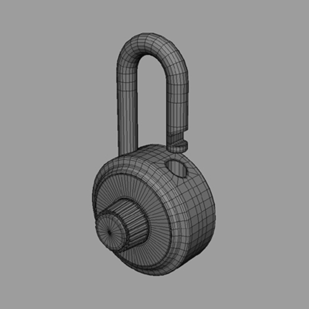 Combination Lock 3d Model