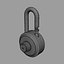 Combination Lock 3d Model