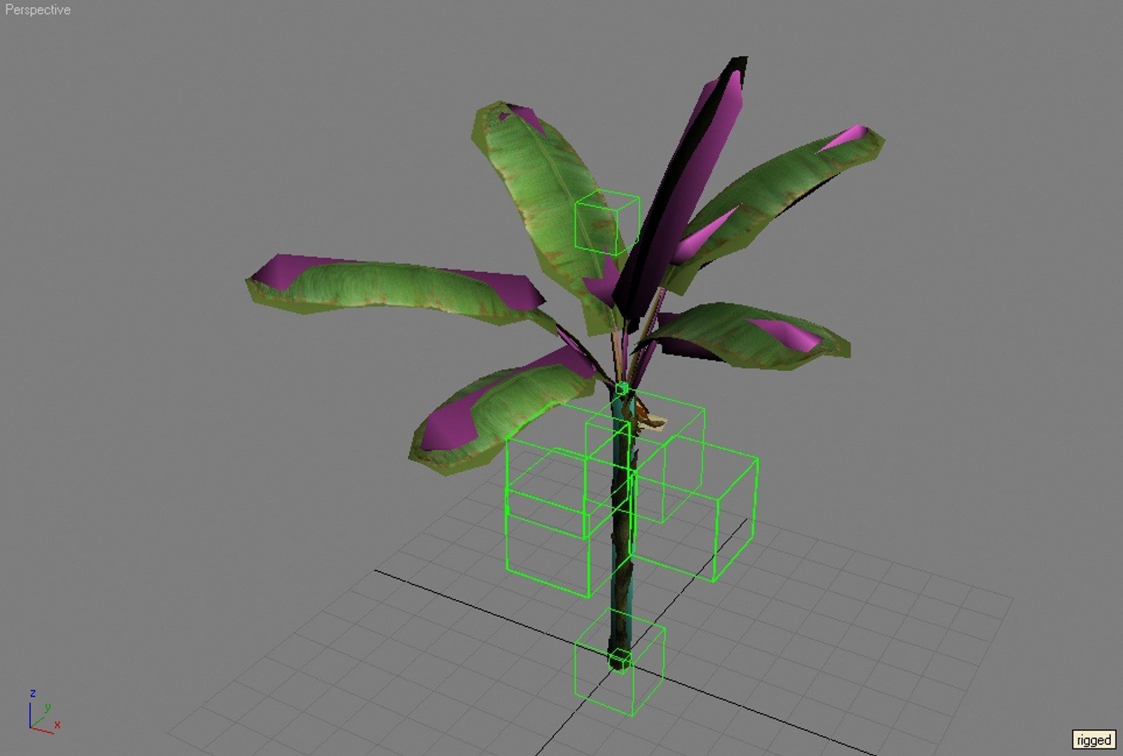 3D Banana Tree Model - TurboSquid 384459