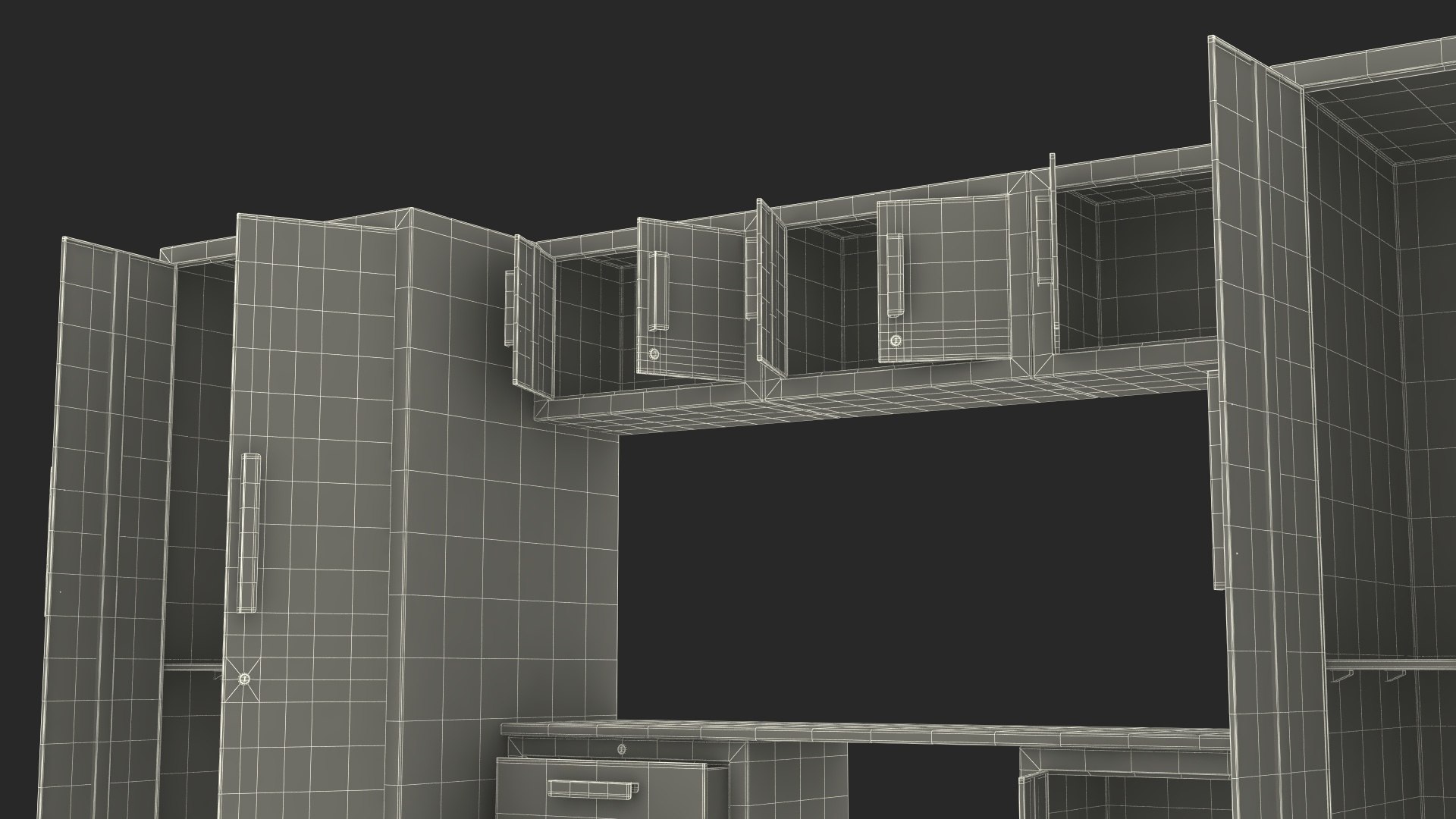 Garage Cabinet Blue 3D Model - TurboSquid 2211809