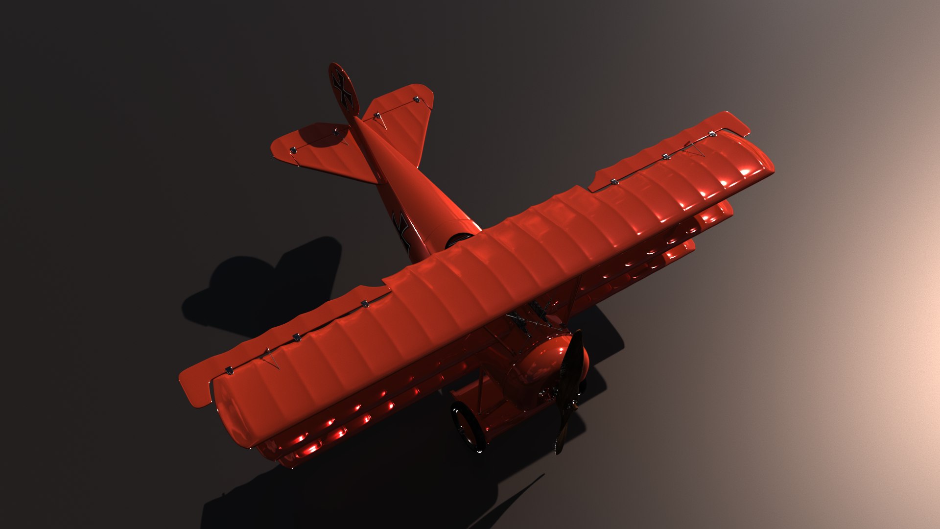 3D Red Baron Triplane Model - TurboSquid 2229105
