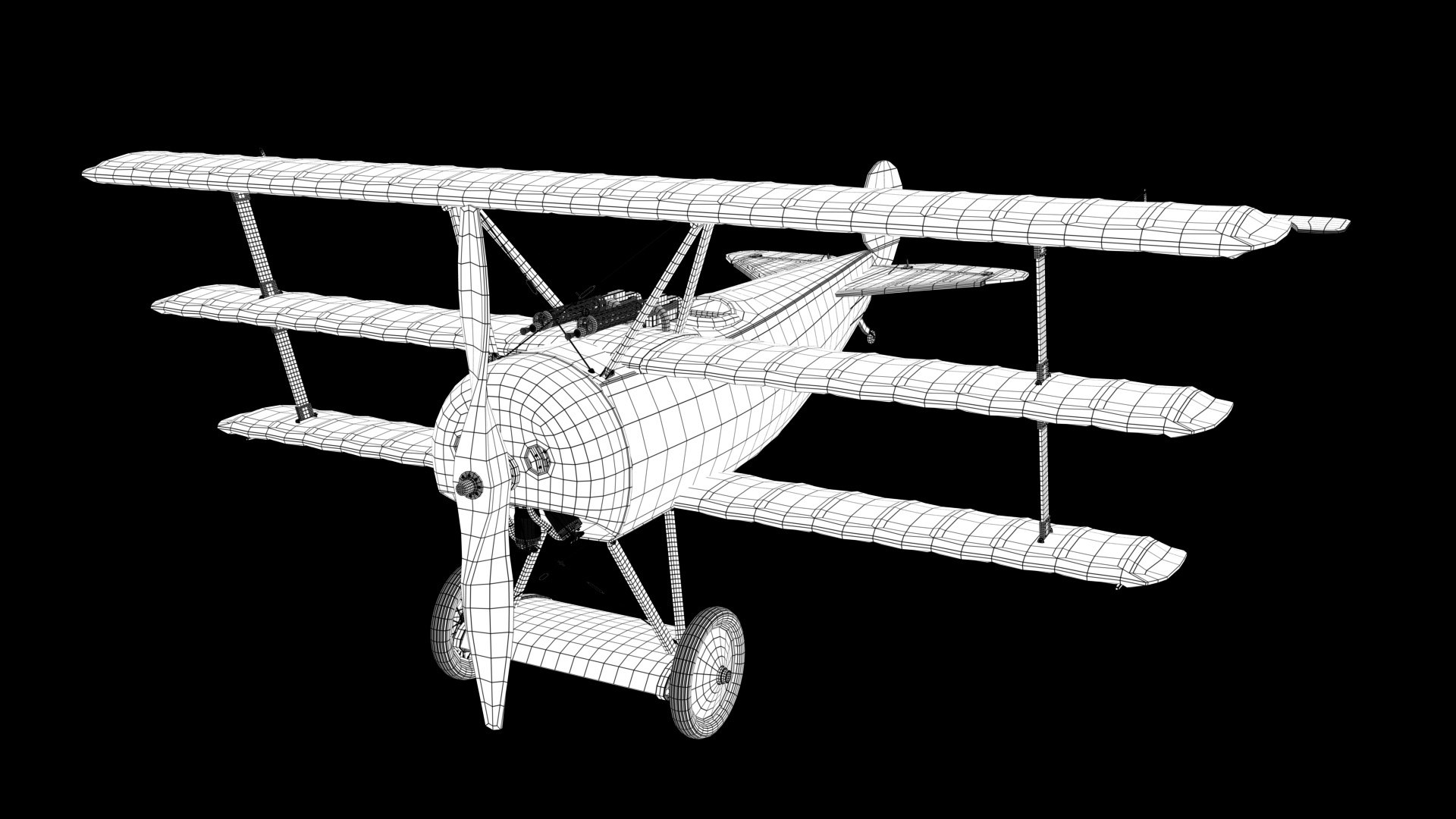 3D Red Baron Triplane Model - TurboSquid 2229105