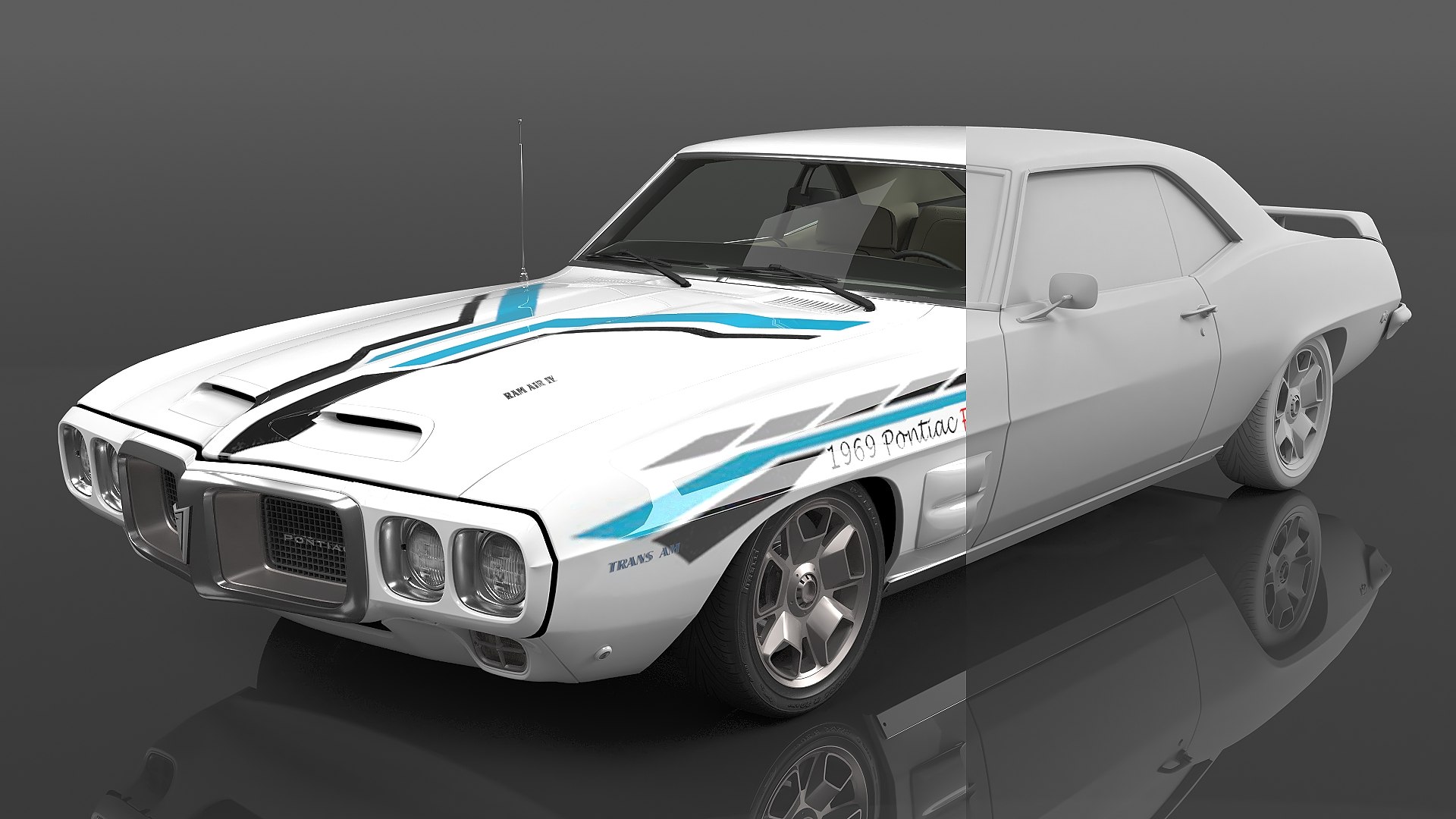 1969 Pontiac Firebird Trans Am Concept 3D - TurboSquid 1965288