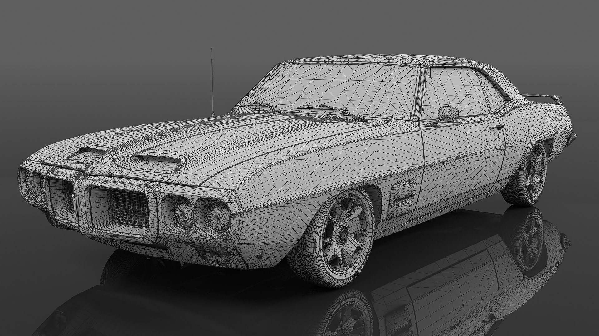 1969 Pontiac Firebird Trans Am Concept 3D - TurboSquid 1965288