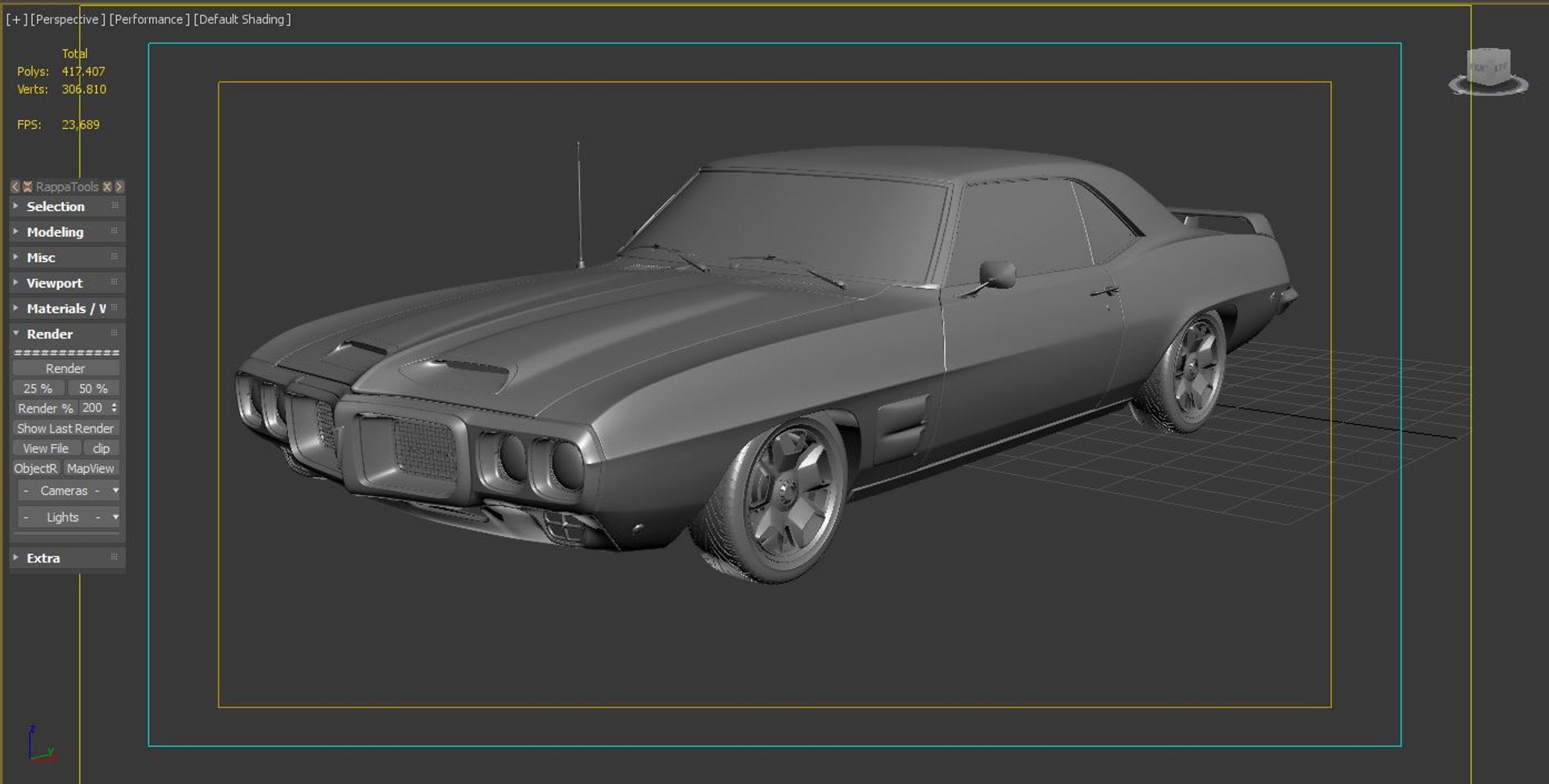 1969 Pontiac Firebird Trans Am Concept 3D - TurboSquid 1965288