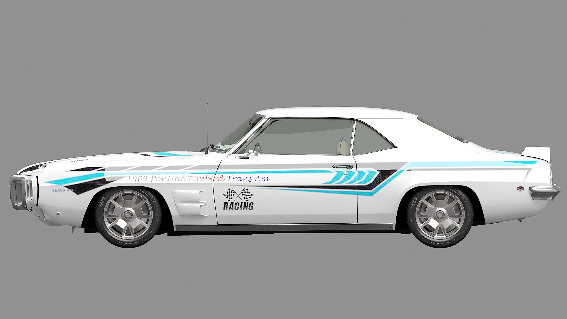 1969 Pontiac Firebird Trans Am Concept 3D - TurboSquid 1965288