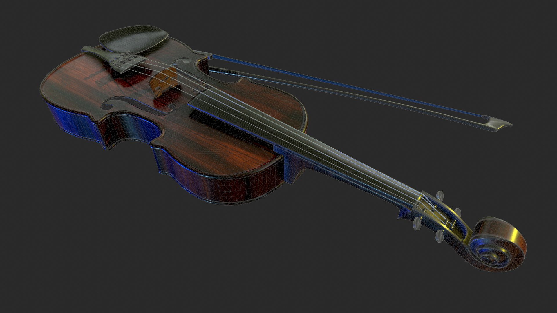 3D Violin - TurboSquid 1796949