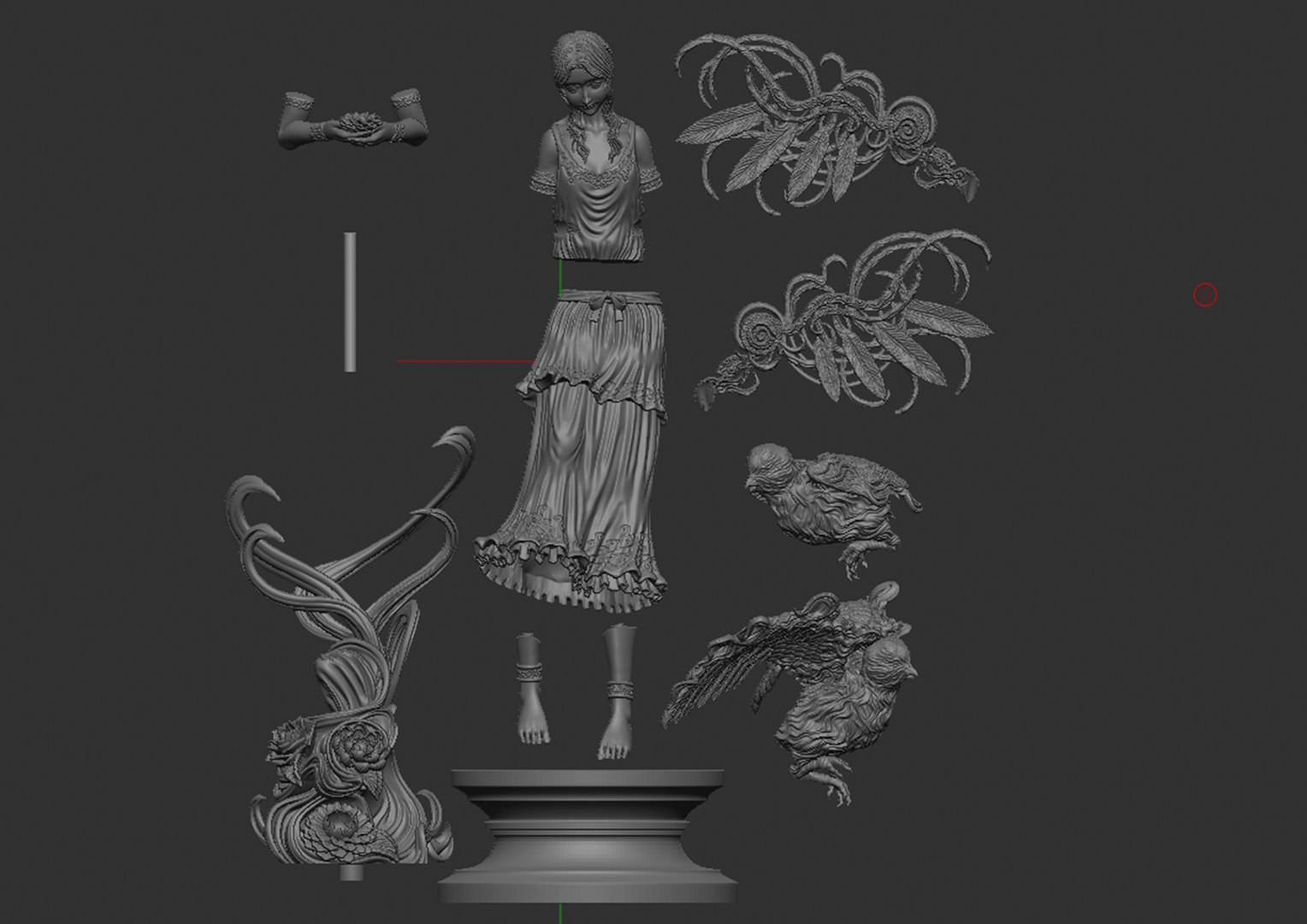 3D Game Assets 3D Printed Models Angel Figures 3D - TurboSquid 2033425