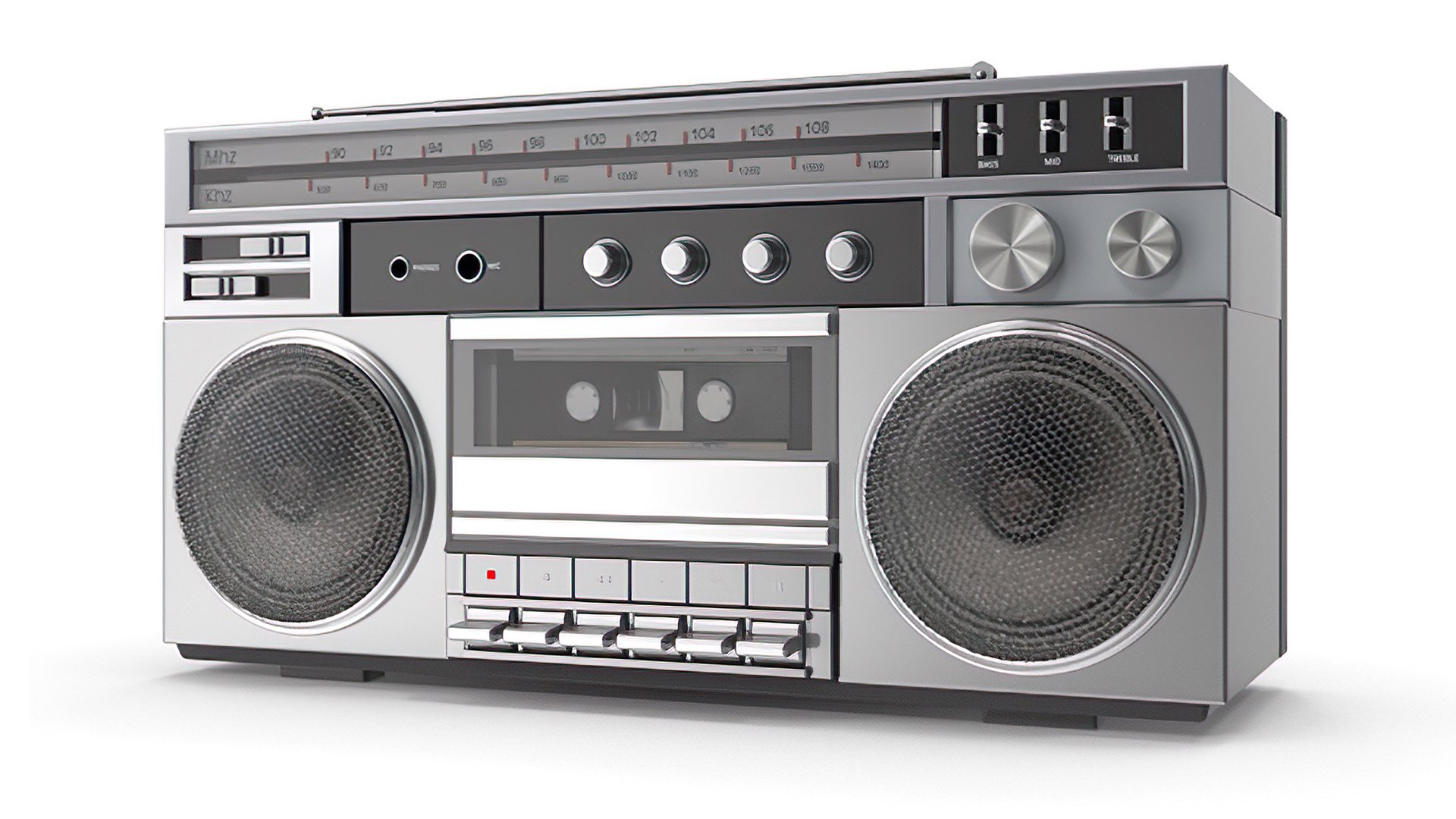 3D Portable Vintage Cassette Player - TurboSquid 2016393