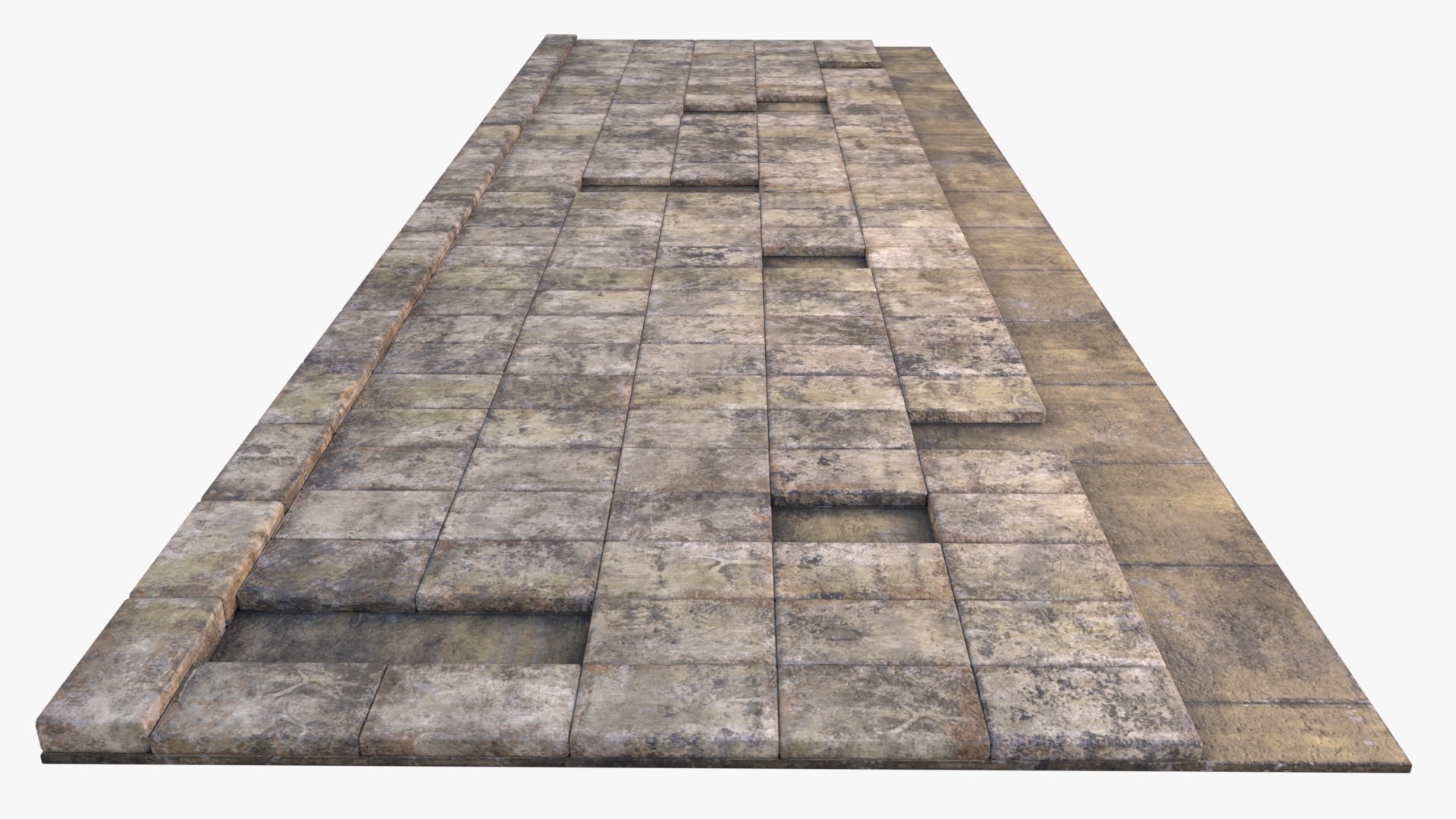 3D Sidewalk 0002 - TurboSquid 1958912