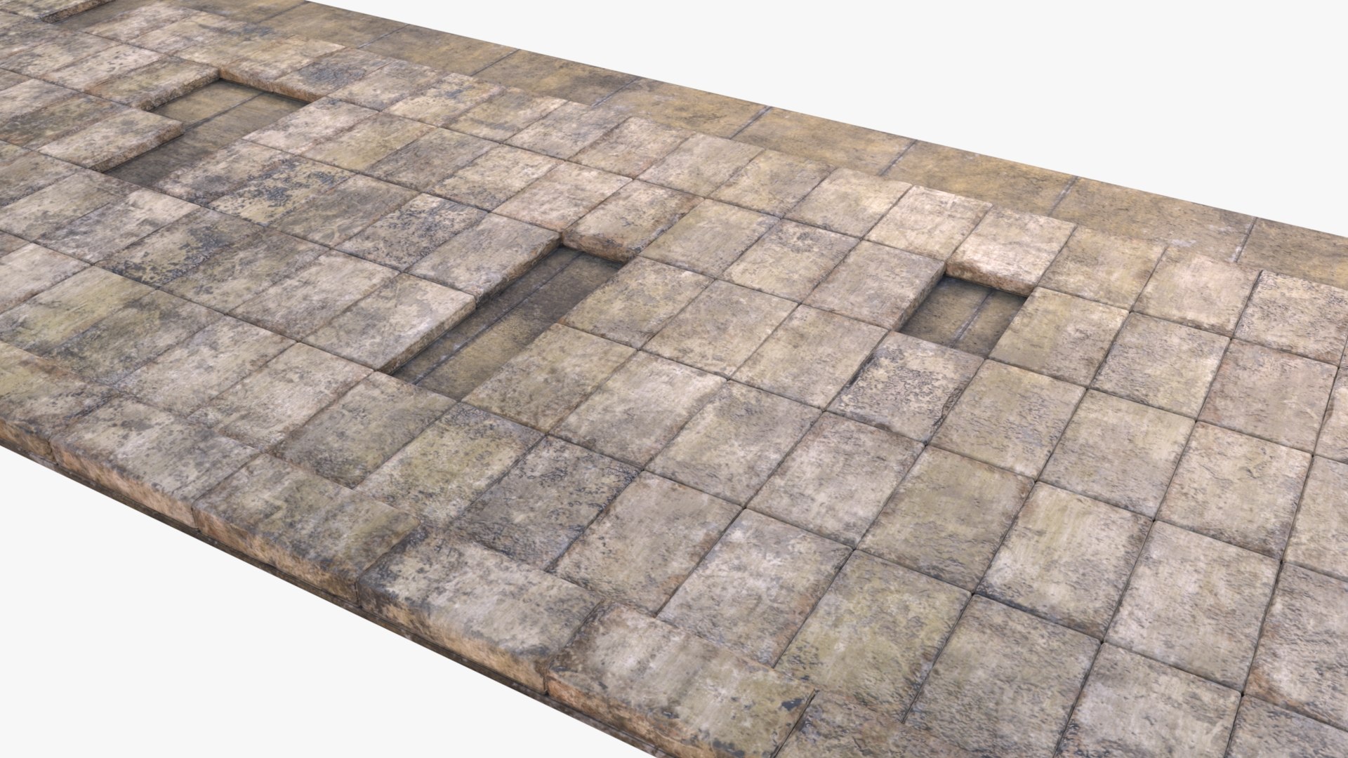 3D Sidewalk 0002 - TurboSquid 1958912