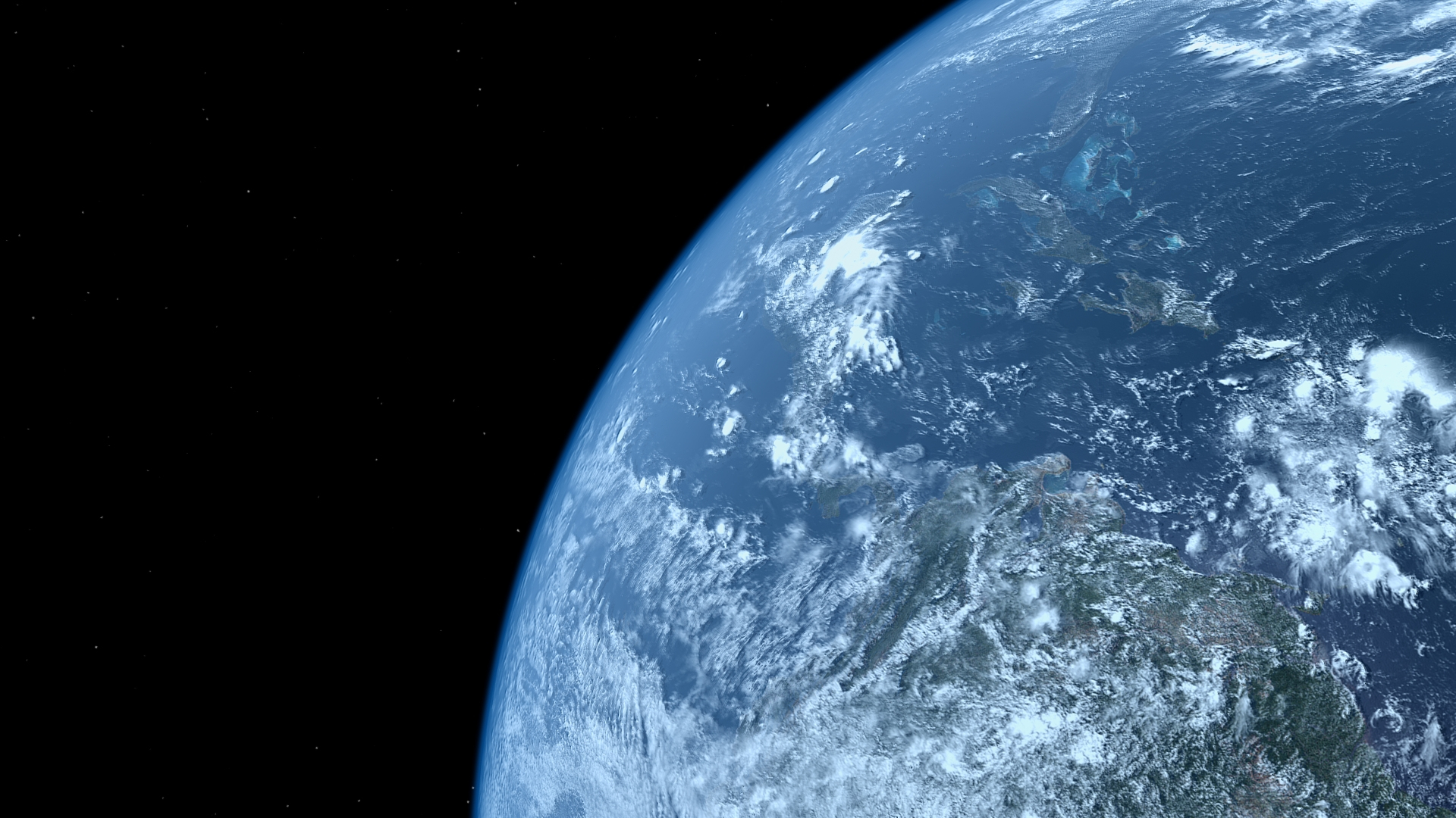 3D HD Realistic Earth Model Blue Earth Cloud Atmosphere Movie Earth ...