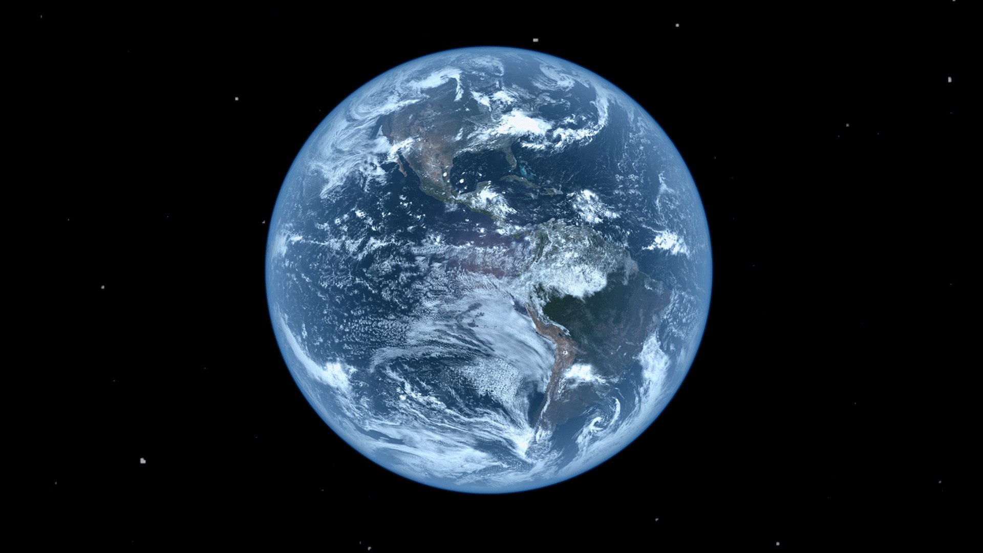 3D HD Realistic Earth Model Blue Earth Cloud Atmosphere Movie Earth ...