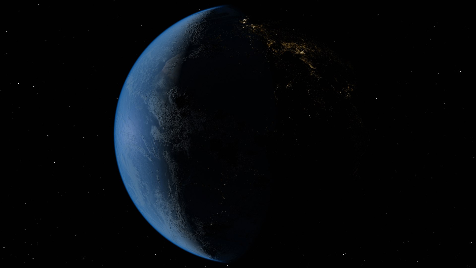 3D HD Realistic Earth Model Blue Earth Cloud Atmosphere Movie Earth ...
