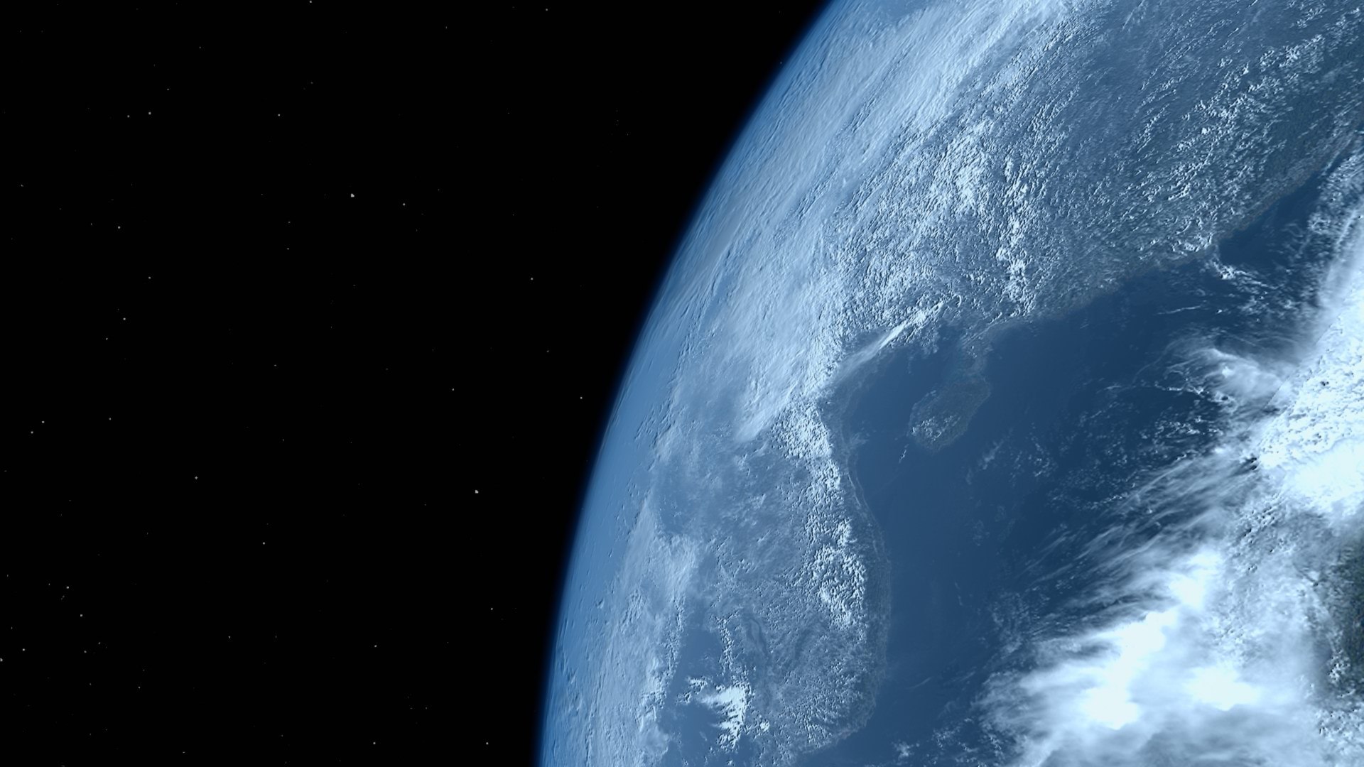 3D HD Realistic Earth Model Blue Earth Cloud Atmosphere Movie Earth ...