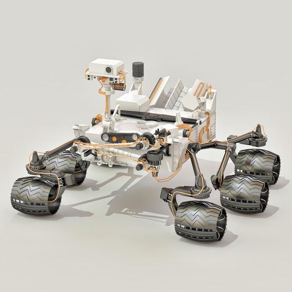 nasa mars rover curiosity 3d model
