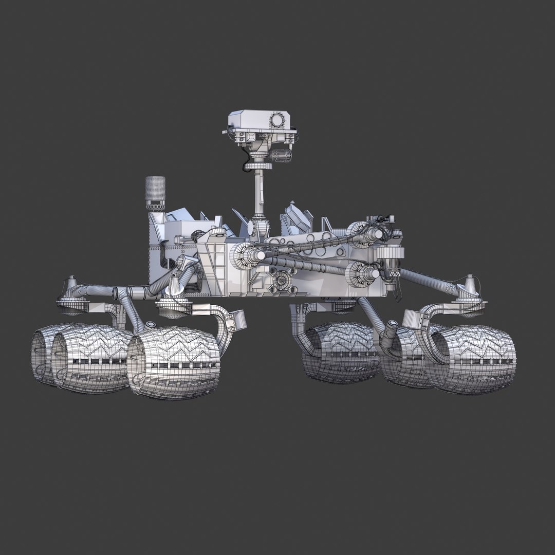 Nasa Mars Rover Curiosity 3d Model