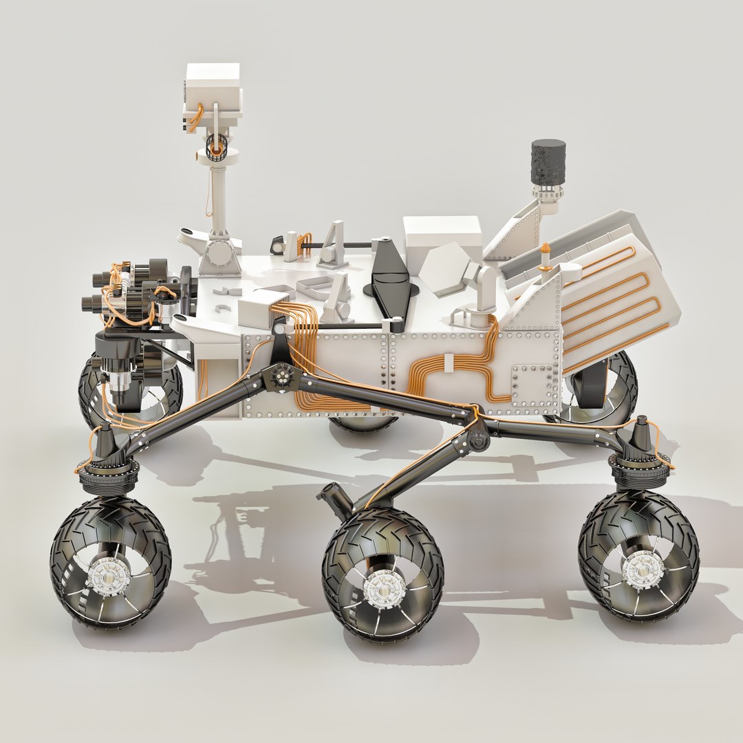 Nasa Mars Rover Curiosity 3d Model
