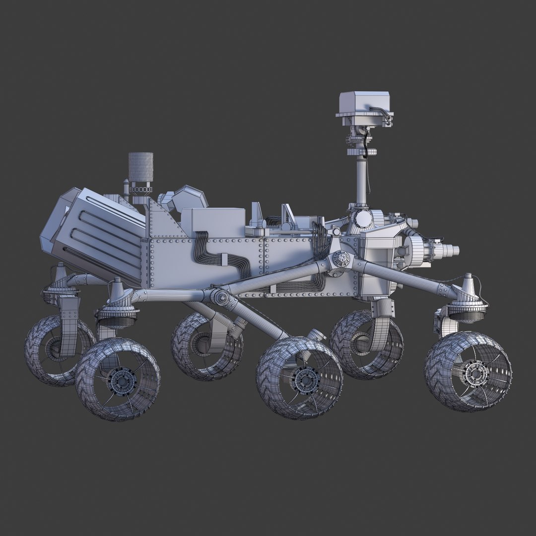 Nasa Mars Rover Curiosity 3d Model
