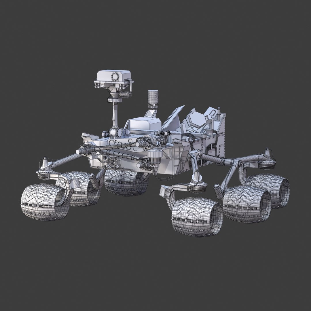 Nasa Mars Rover Curiosity 3d Model
