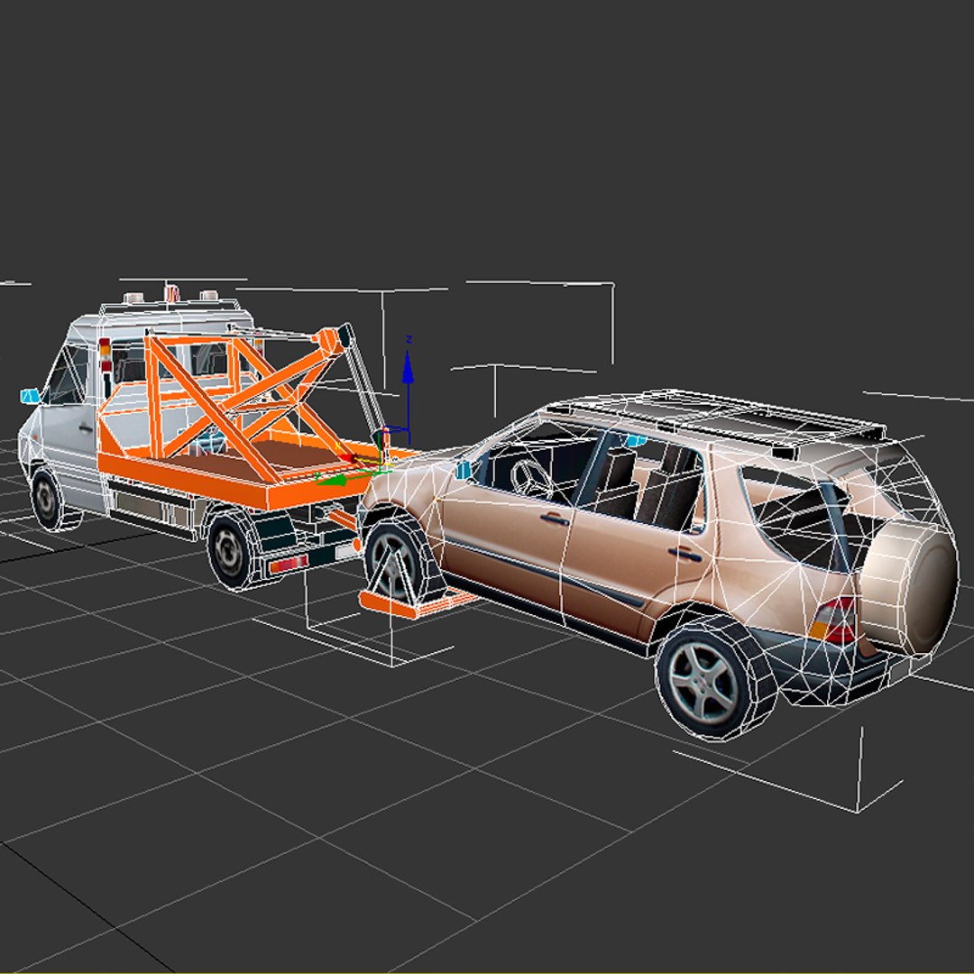 3ds max car