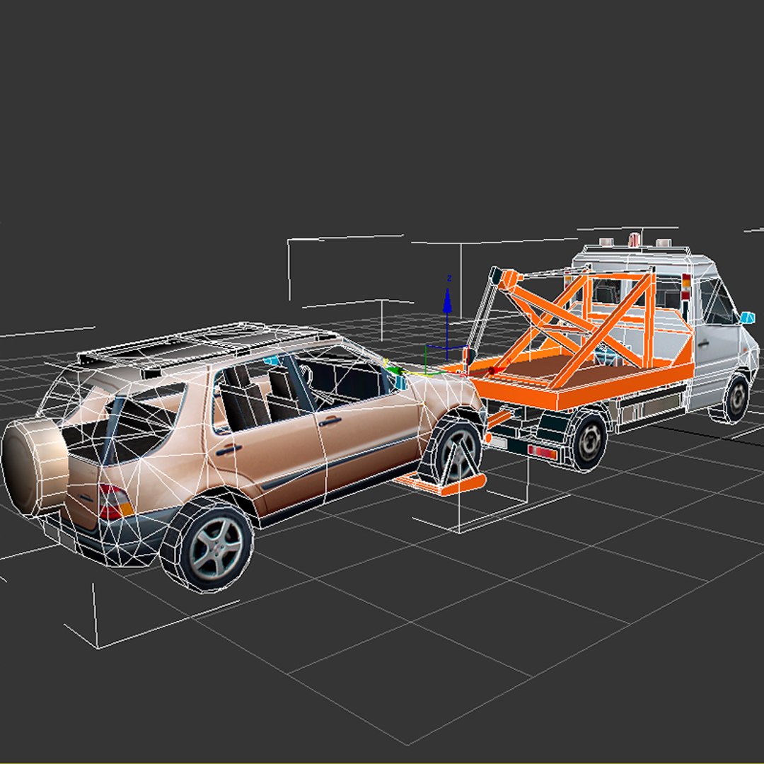3ds max car
