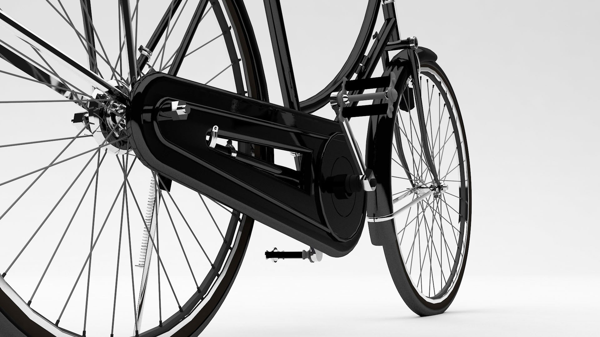 Dutch Bicycle 3D Model - TurboSquid 2122437