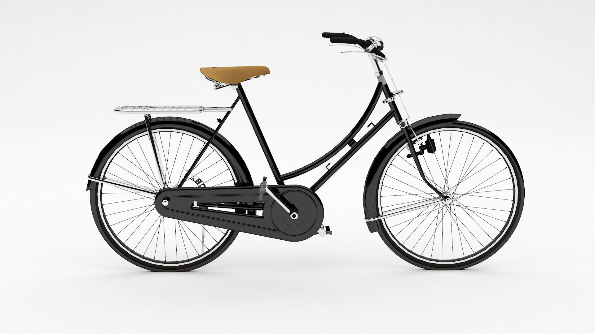 Dutch Bicycle 3D Model - TurboSquid 2122437
