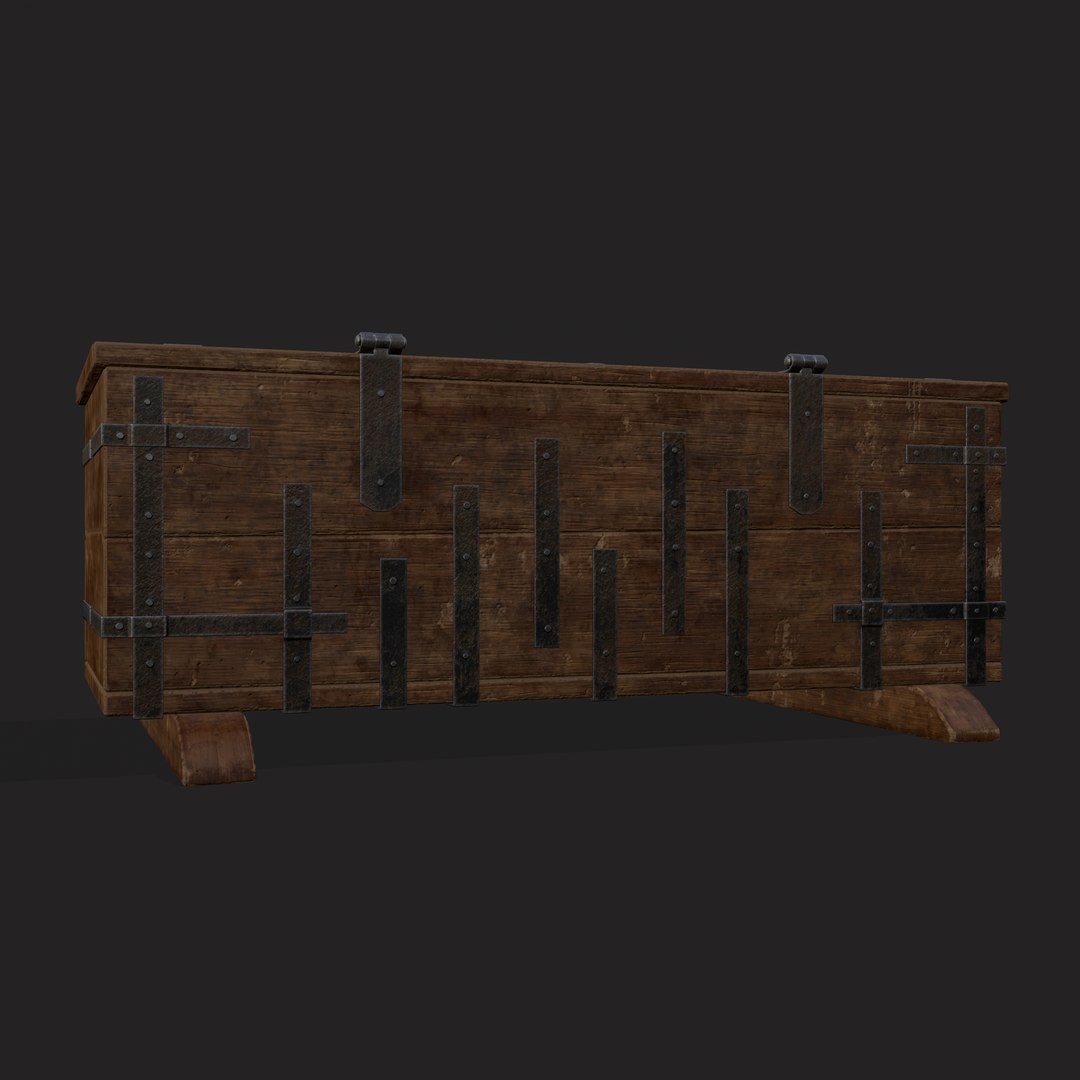 Iron Bound Chest 3D Model - TurboSquid 1908903