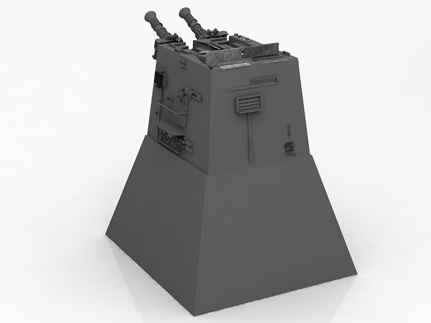 Wars Turret Laser Cannon 3D Model - TurboSquid 1642983