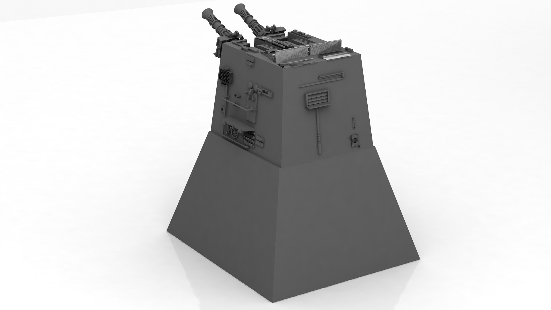 Wars Turret Laser Cannon 3D Model - TurboSquid 1642983