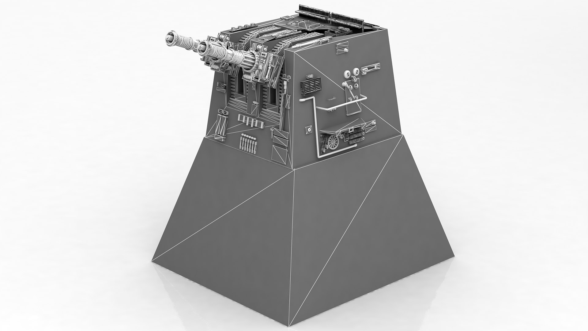 Wars Turret Laser Cannon 3D Model - TurboSquid 1642983