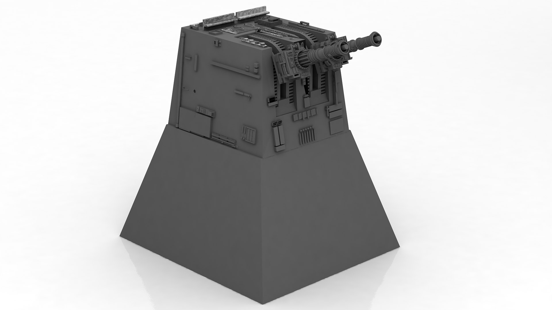 Wars Turret Laser Cannon 3D Model - TurboSquid 1642983
