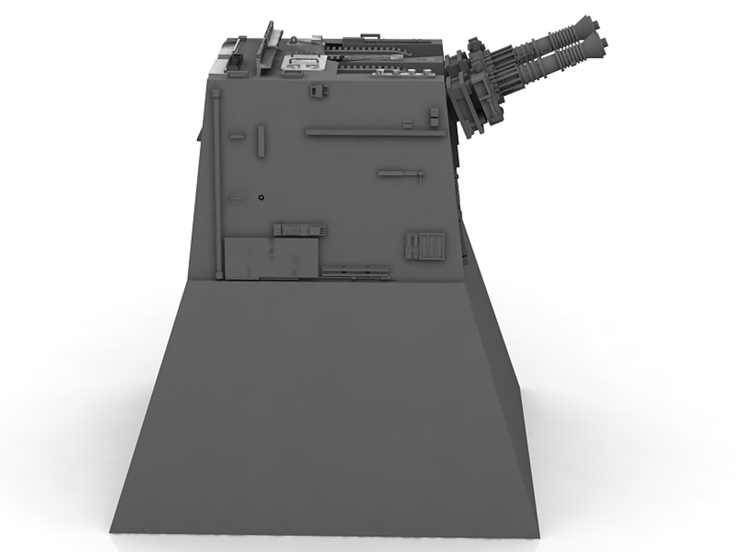 Wars Turret Laser Cannon 3D Model - TurboSquid 1642983