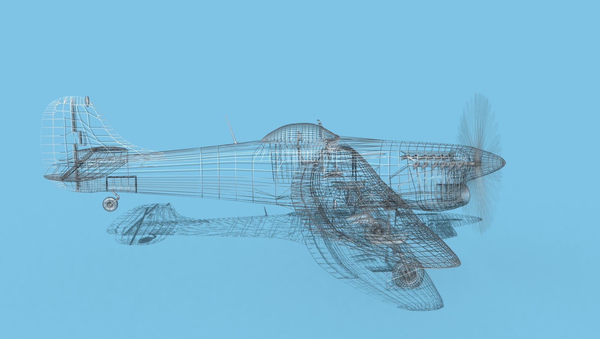 3D Model Hawker Hawker Tempest MK1 V11 - TurboSquid 1920069