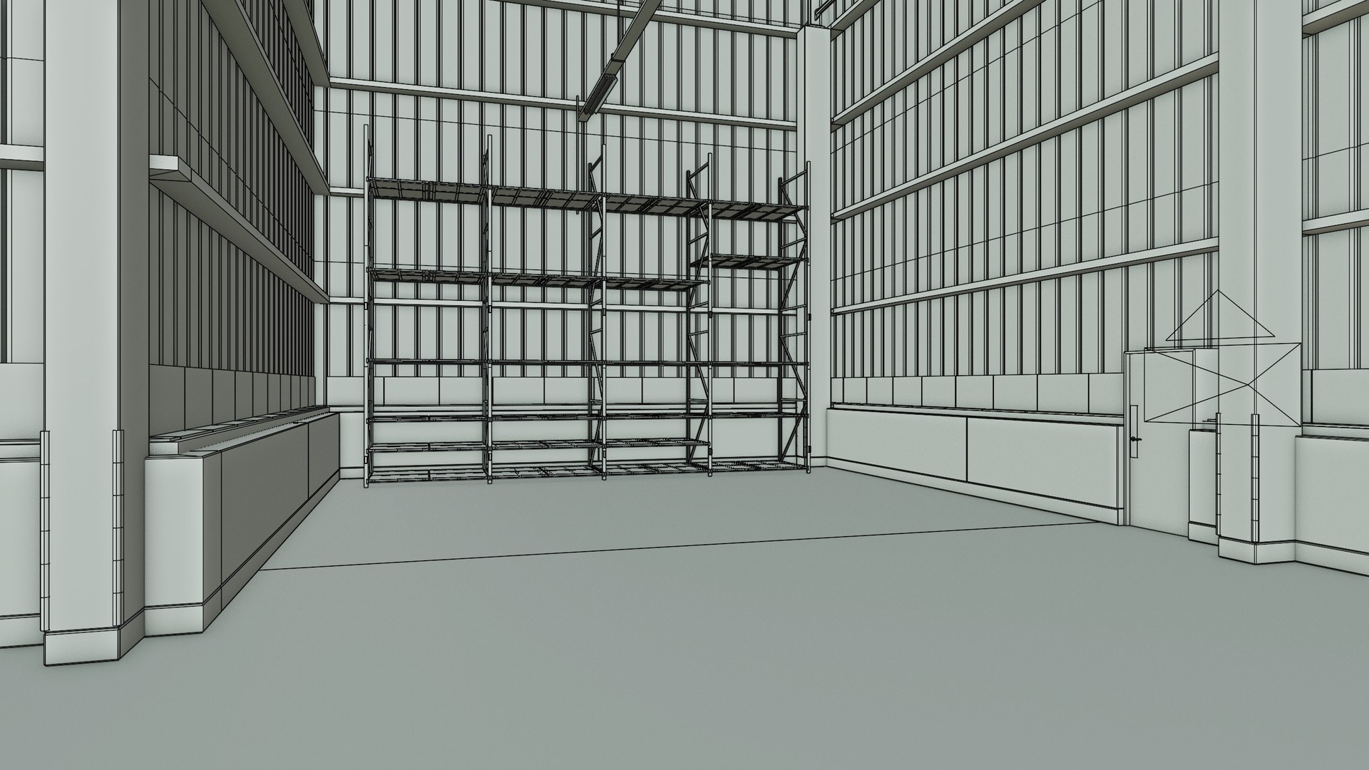 Interior Warehouse 3D - TurboSquid 1701921