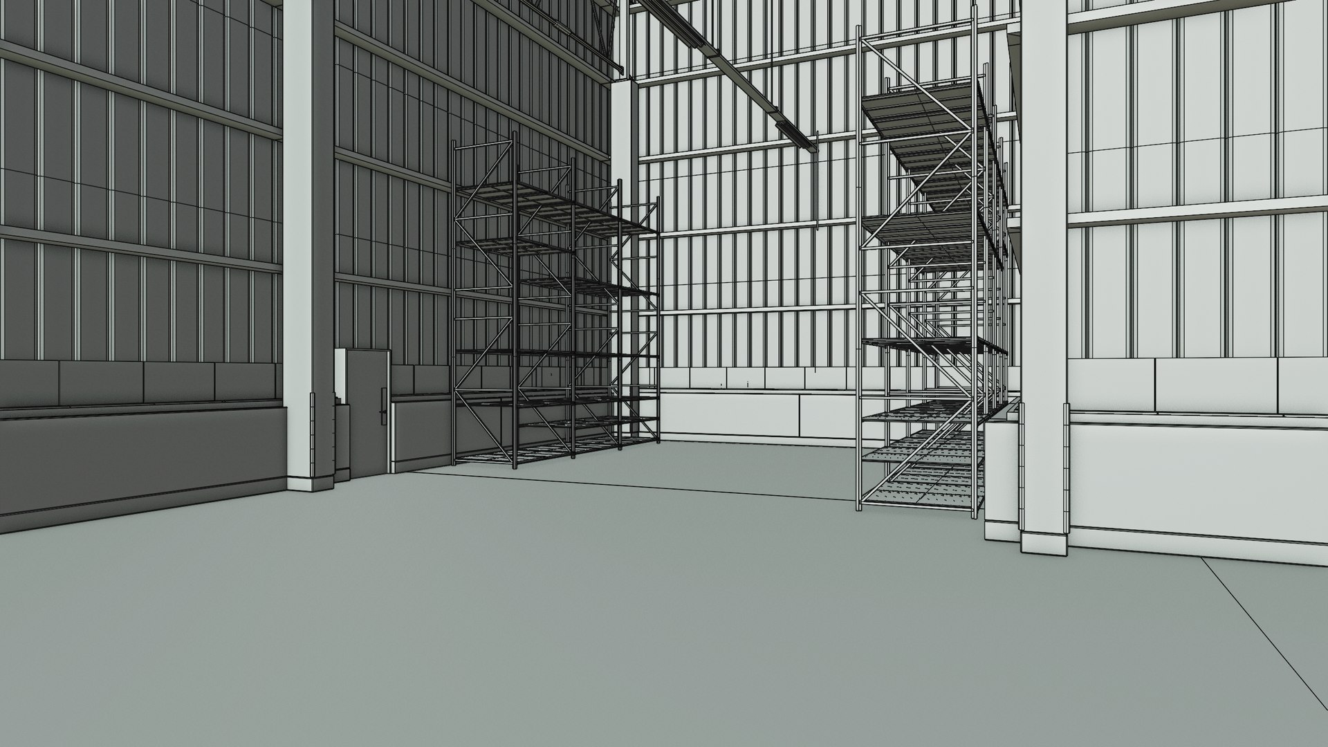 Interior Warehouse 3D - TurboSquid 1701921
