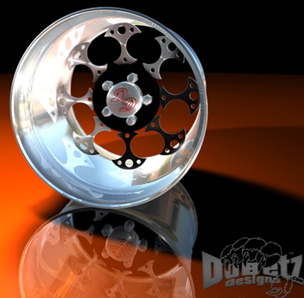 wheels 2 rims dd c4d