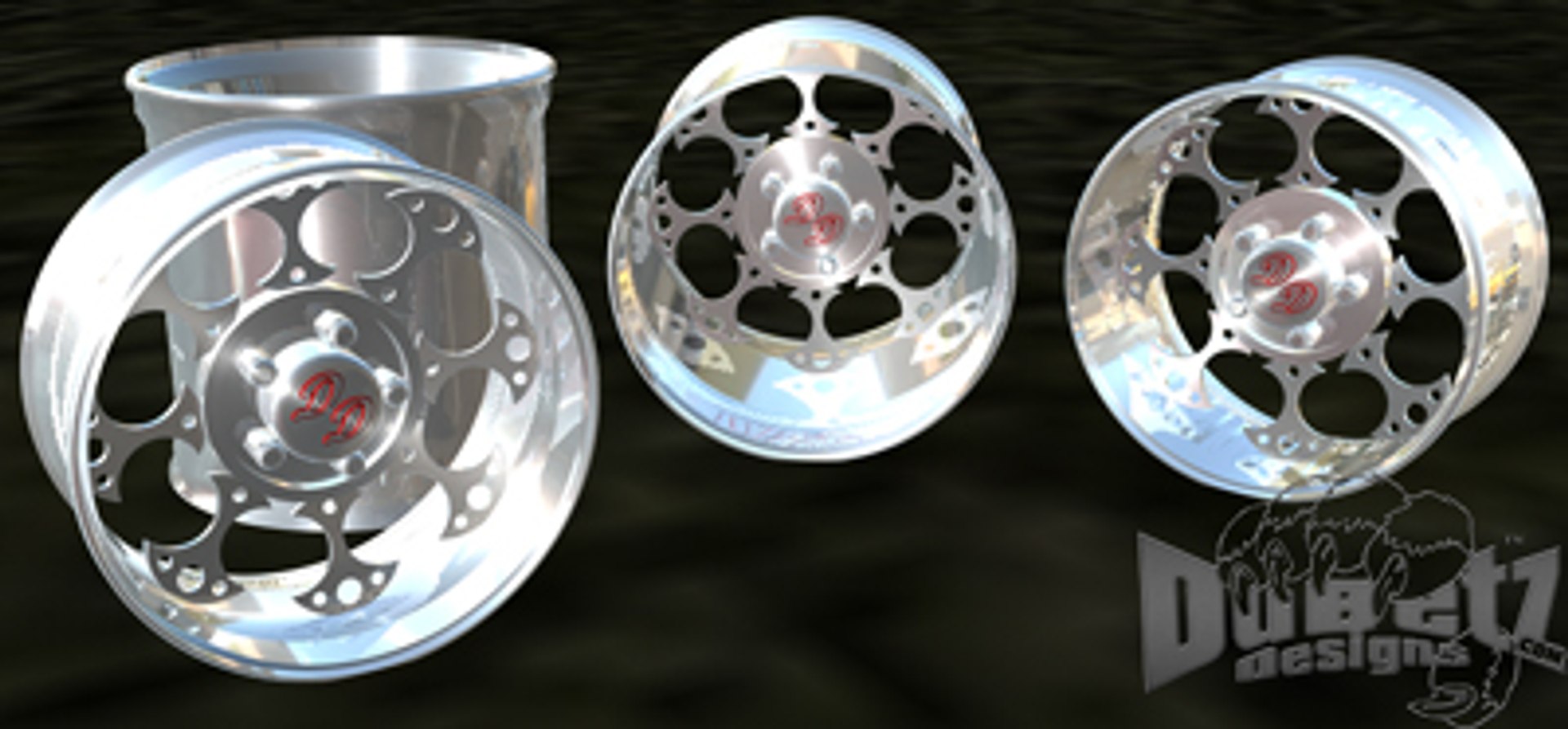 Wheels 2 Rims Dd C4d